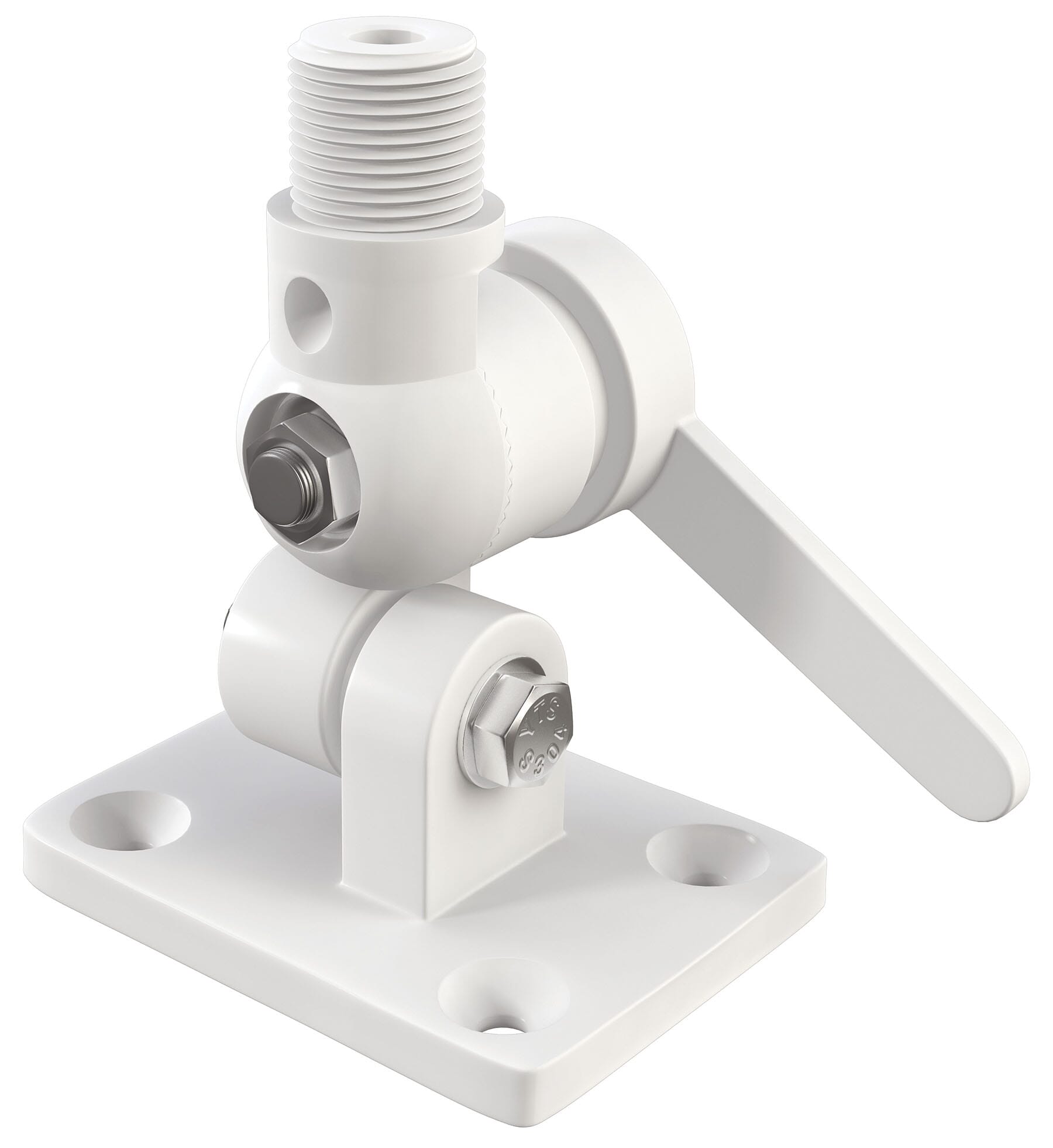 Ratchet mount, nylon, assembled - Brommeland Elektronikk AS