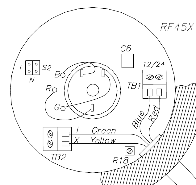 Simrad RF45X PCB m/potmeter - Brommeland Elektronikk AS