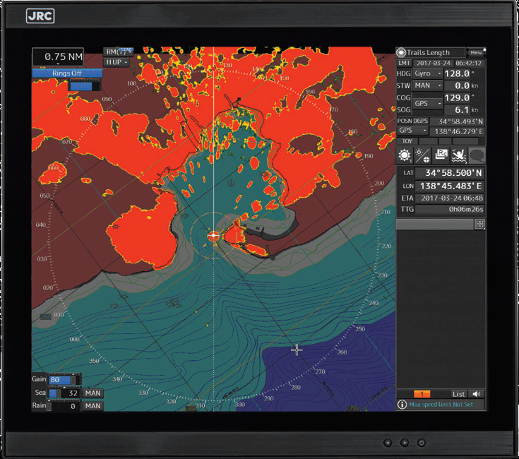 19 JRC display - High Bright - Brommeland Elektronikk AS