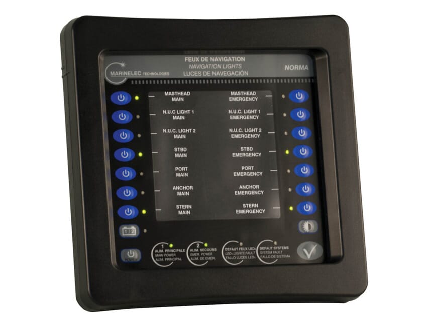 Display for Navigation Light Panel NORMA. standard - Brommeland ...